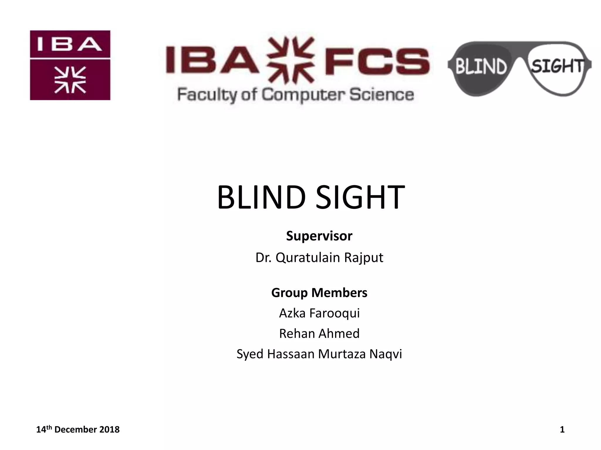 Blind sight ppt | PPTX