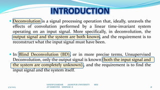 Blind signal processing presentation | PPTX | Digital Audio | Computer ...
