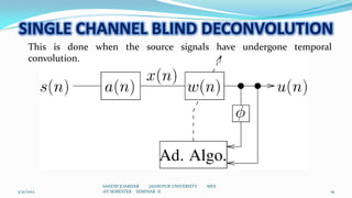 Blind signal processing presentation | PPTX | Digital Audio | Computer ...