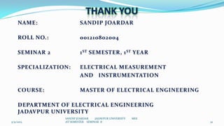 Blind signal processing presentation | PPTX