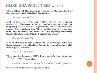 Blind Signature Scheme | PDF
