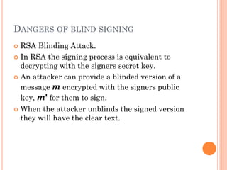 Blind Signature Scheme | PDF