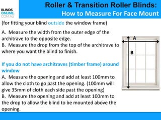 How to Measure Blinds | PPTX