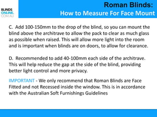 How to Measure Blinds | PPTX