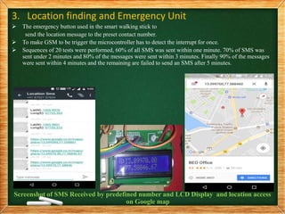Smart walking Stick for blinds | PPTX | Computer Peripherals | Computing
