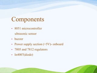 Smart Blind Stick for Blind Peoples | PPTX