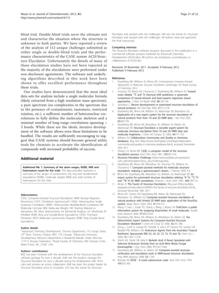 Blind trials of computer-assisted structure elucidation software | PDF