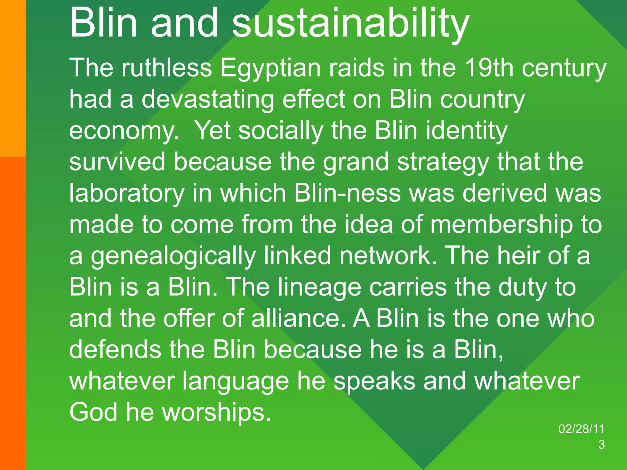 Blin fascinating facts | PPT