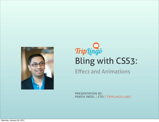 Bling css3 | PPT