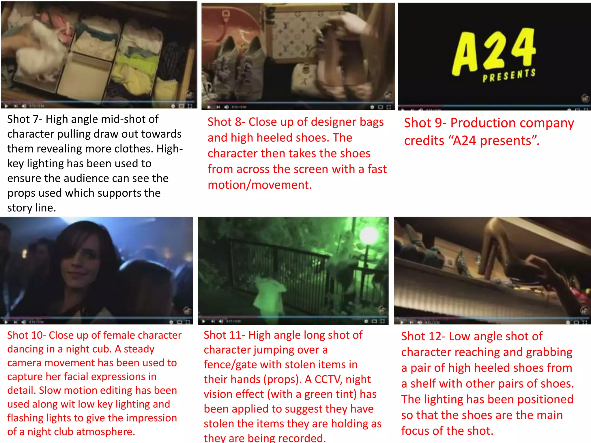 Bling ring teaser trailer screen shots | PPTX