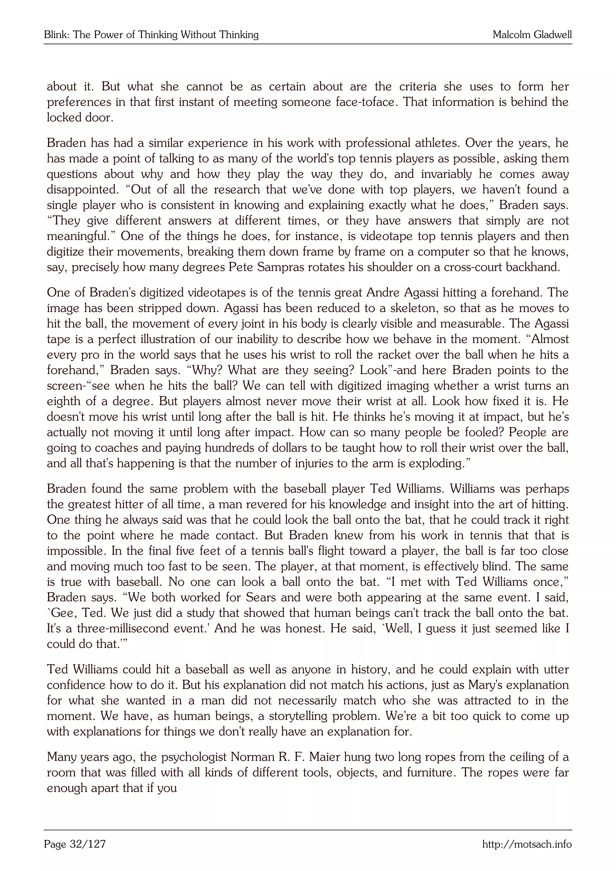 Blink Malcolm gladwell book | PDF
