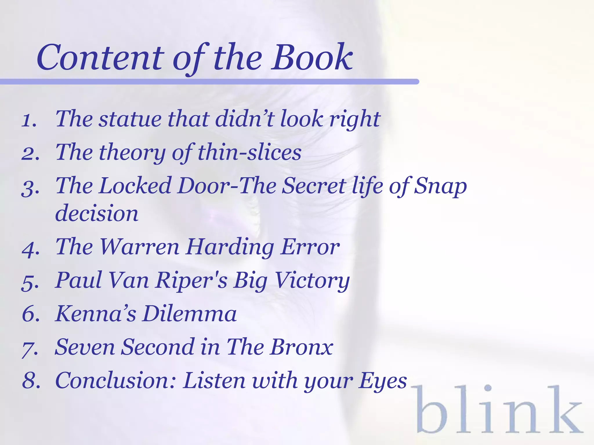 Blink | PPT