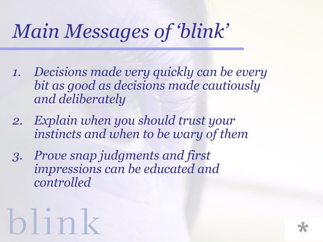 Blink | PPT