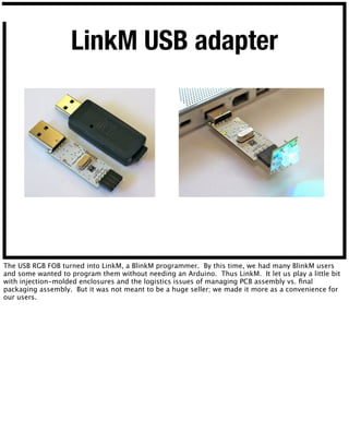 From Prototype to Kickstarter to Production: How blink(1) was made | PDF