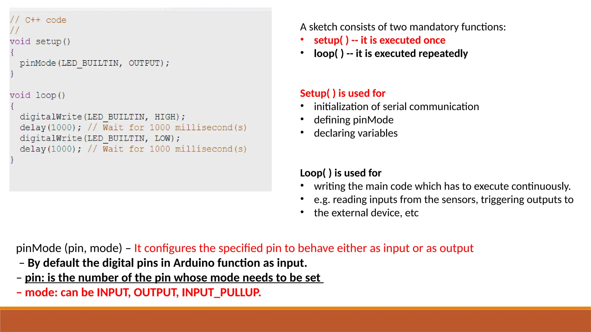 Blinking a LED in ARDUINO UNO IOT TUTORIAL | PPTX