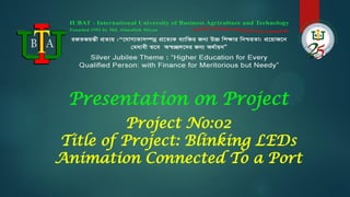 Blinking LED's Animation Connected to a Port | PPT