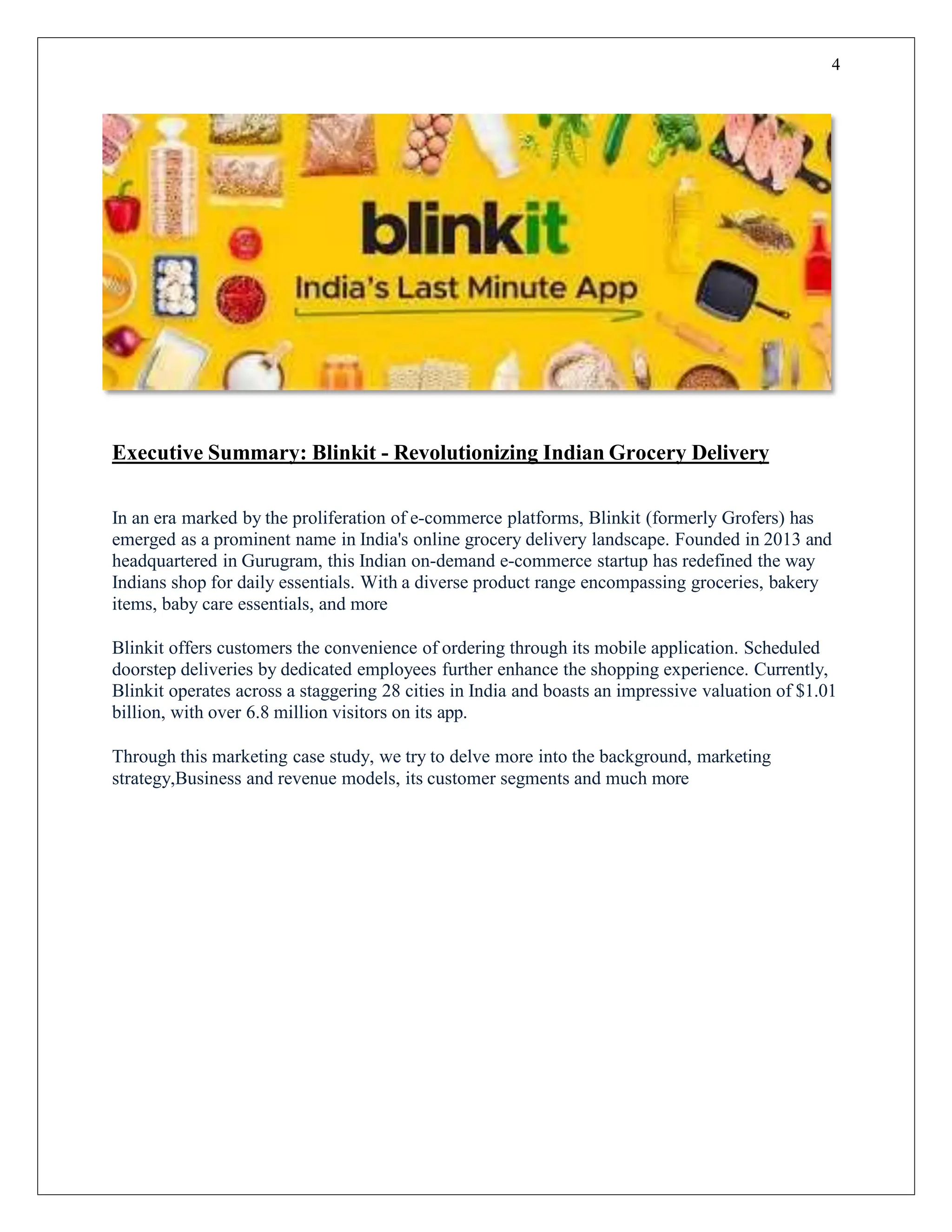 Blinkit Marketing Case Study | PPTX