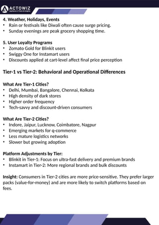 Blinkit vs Instamart Pricing in Tier-1 & Tier-2.pptx