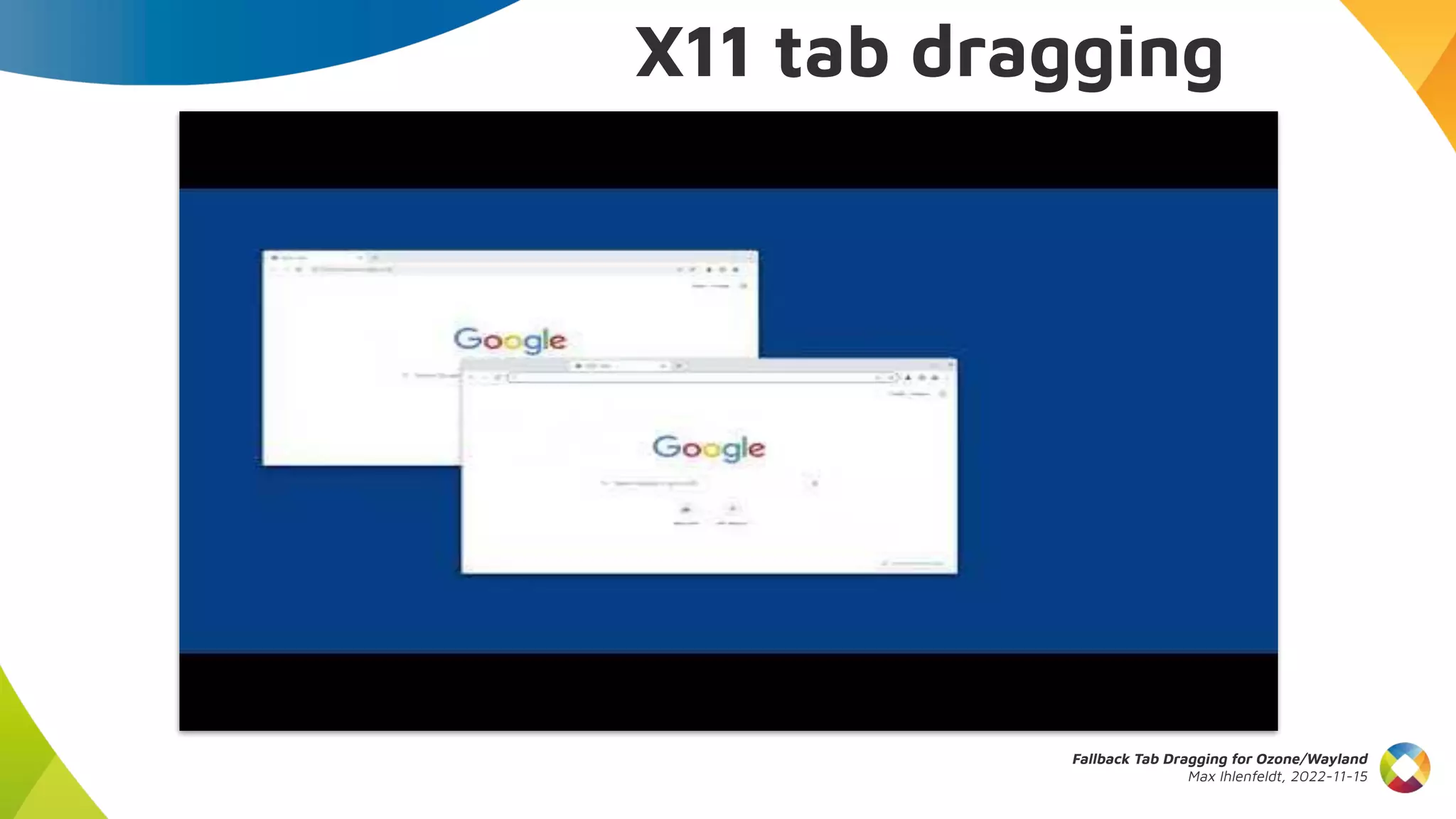 Fallback Tab Dragging for Ozone/Wayland | PPT