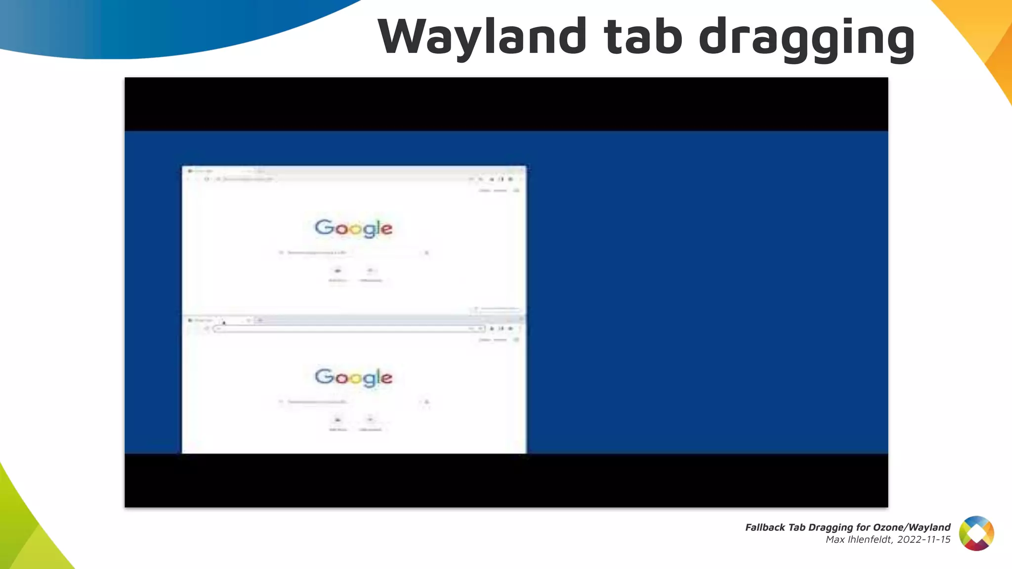Fallback Tab Dragging for Ozone/Wayland | PPT