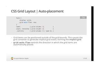 CSS Grid Layout. Specification overview. Implementation status and roadmap (BlinkOn 2 2014) | PPT