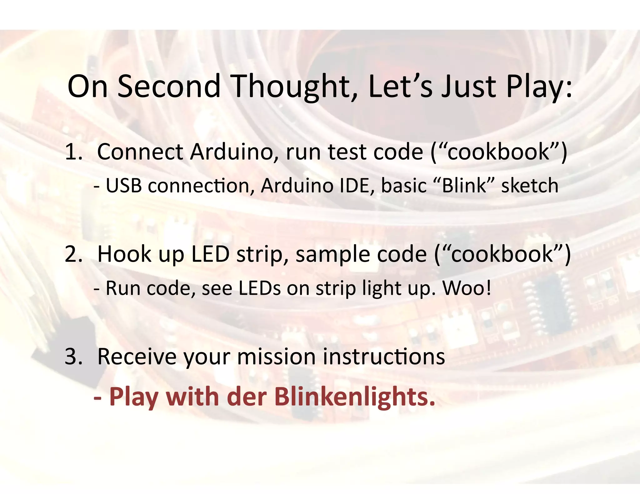 Blinky 101 With Arduino V1 0b3 Fastled Ppt