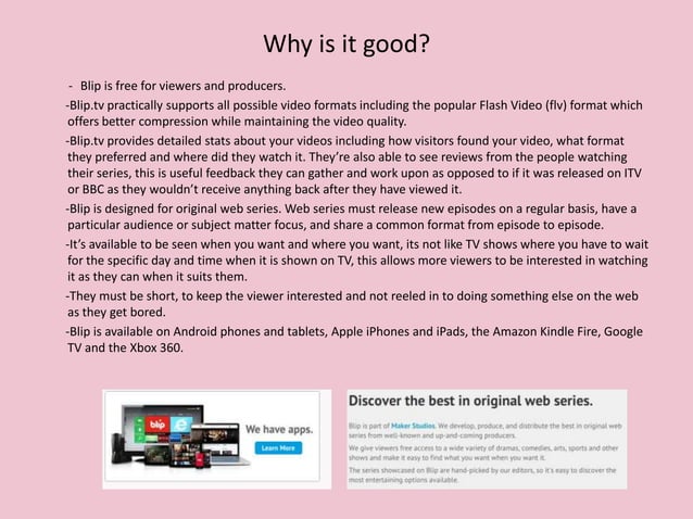Blip tv | PPT