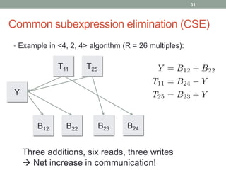 A framework for practical fast matrix multiplication (BLIS retreat) | PPT