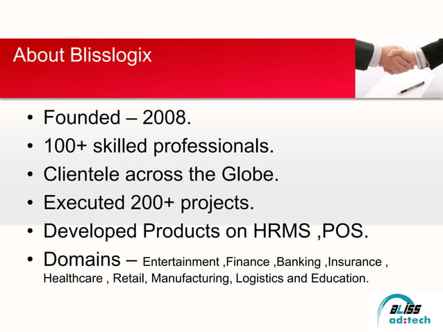 Bliss adtech analytics | PPT