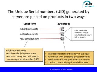 BUA Anti-Counterfeit Solutions | PPT