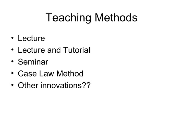 Storytelling: an alternative teaching methodology | PPT | Law
