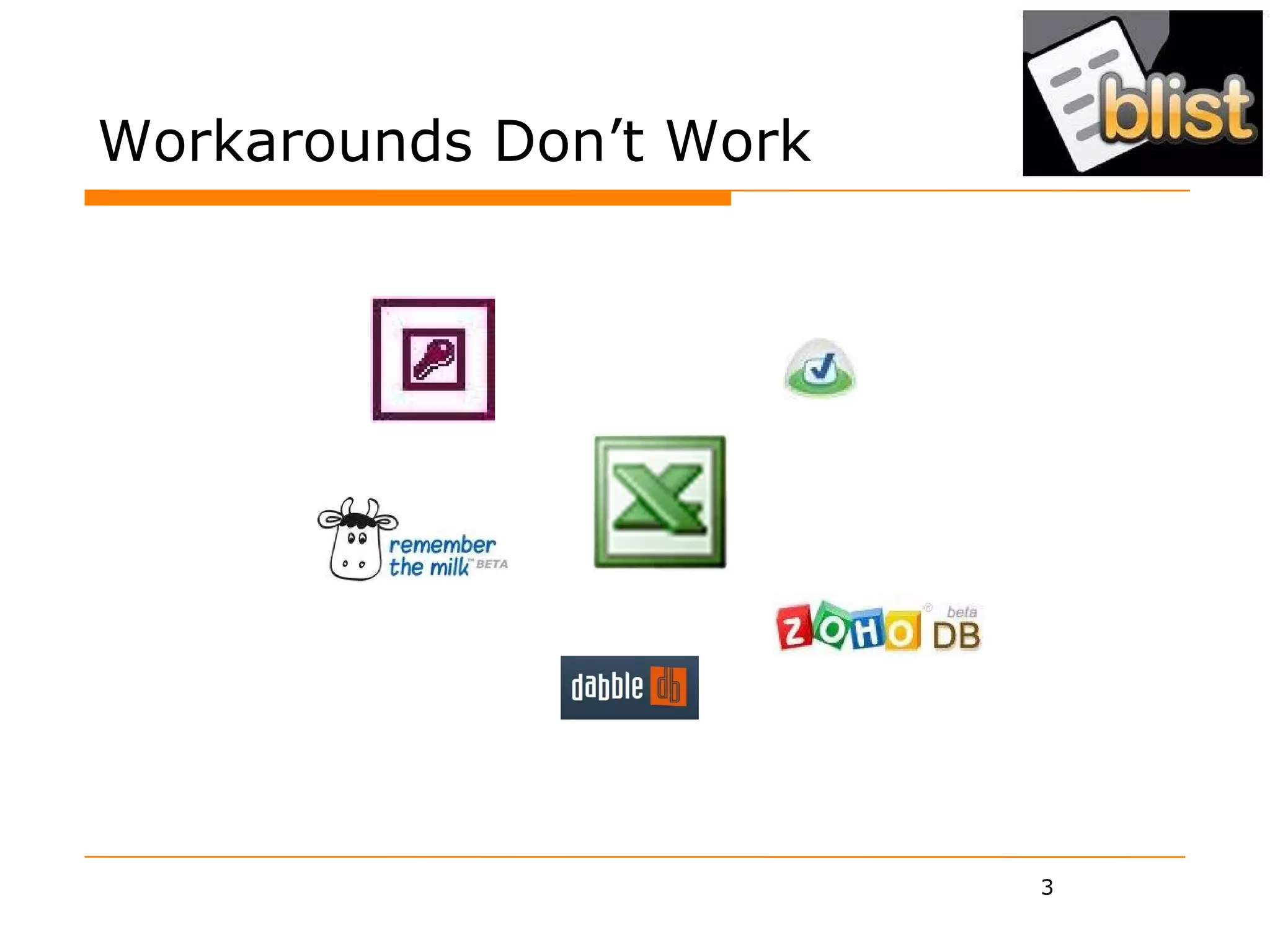 blist Under the Radar presentation | PPT