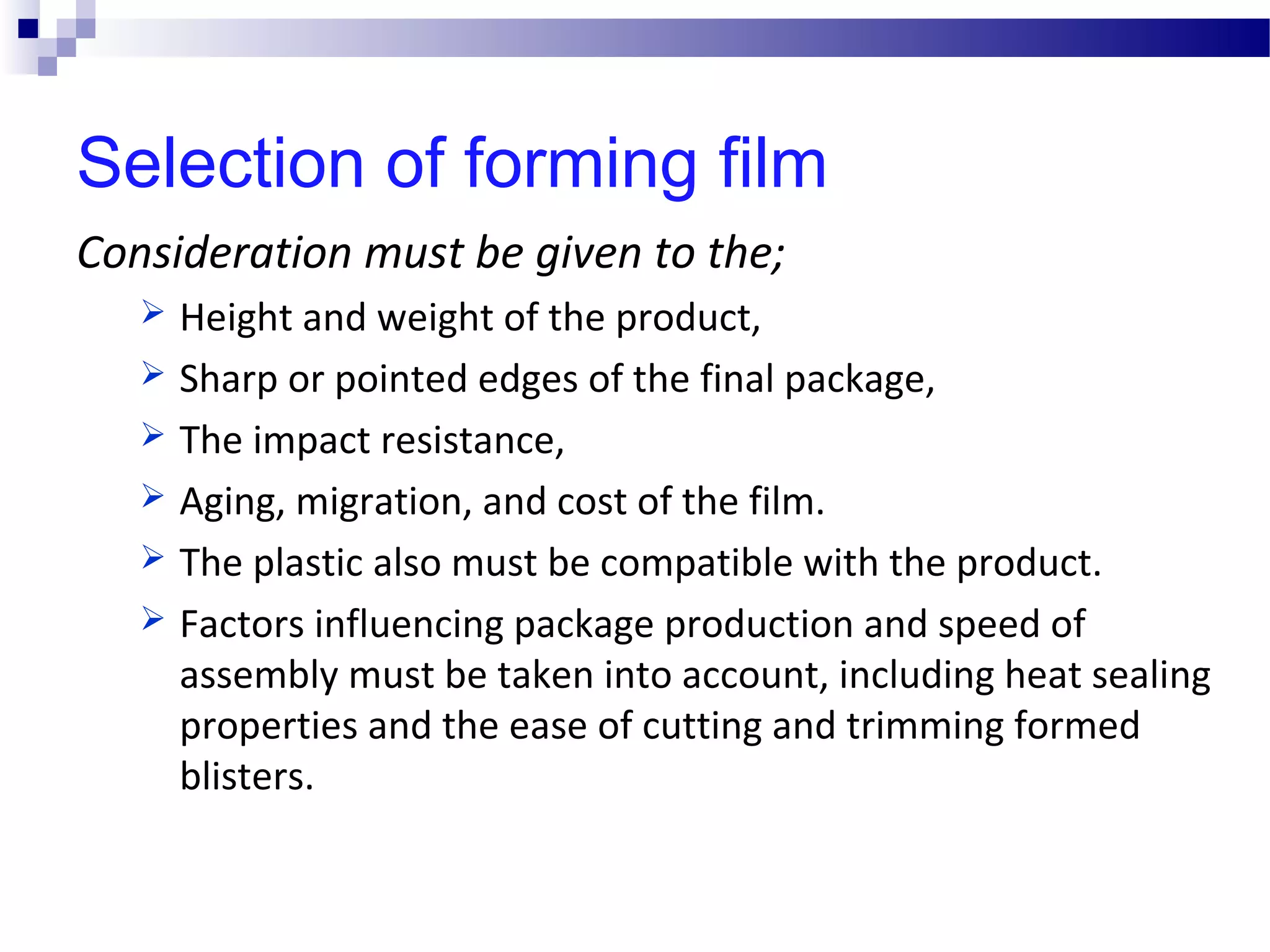 Blister & strip packaging | PPT