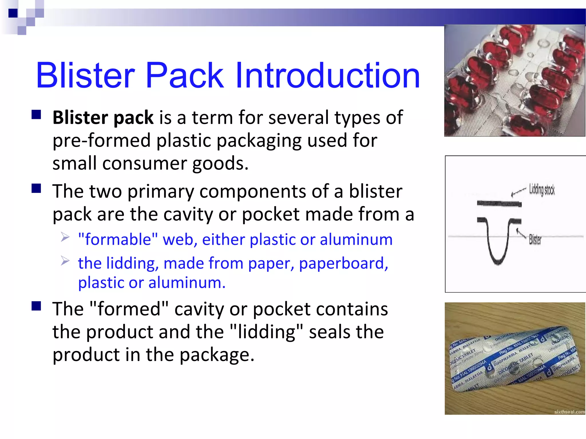 Blister & strip packaging | PPT