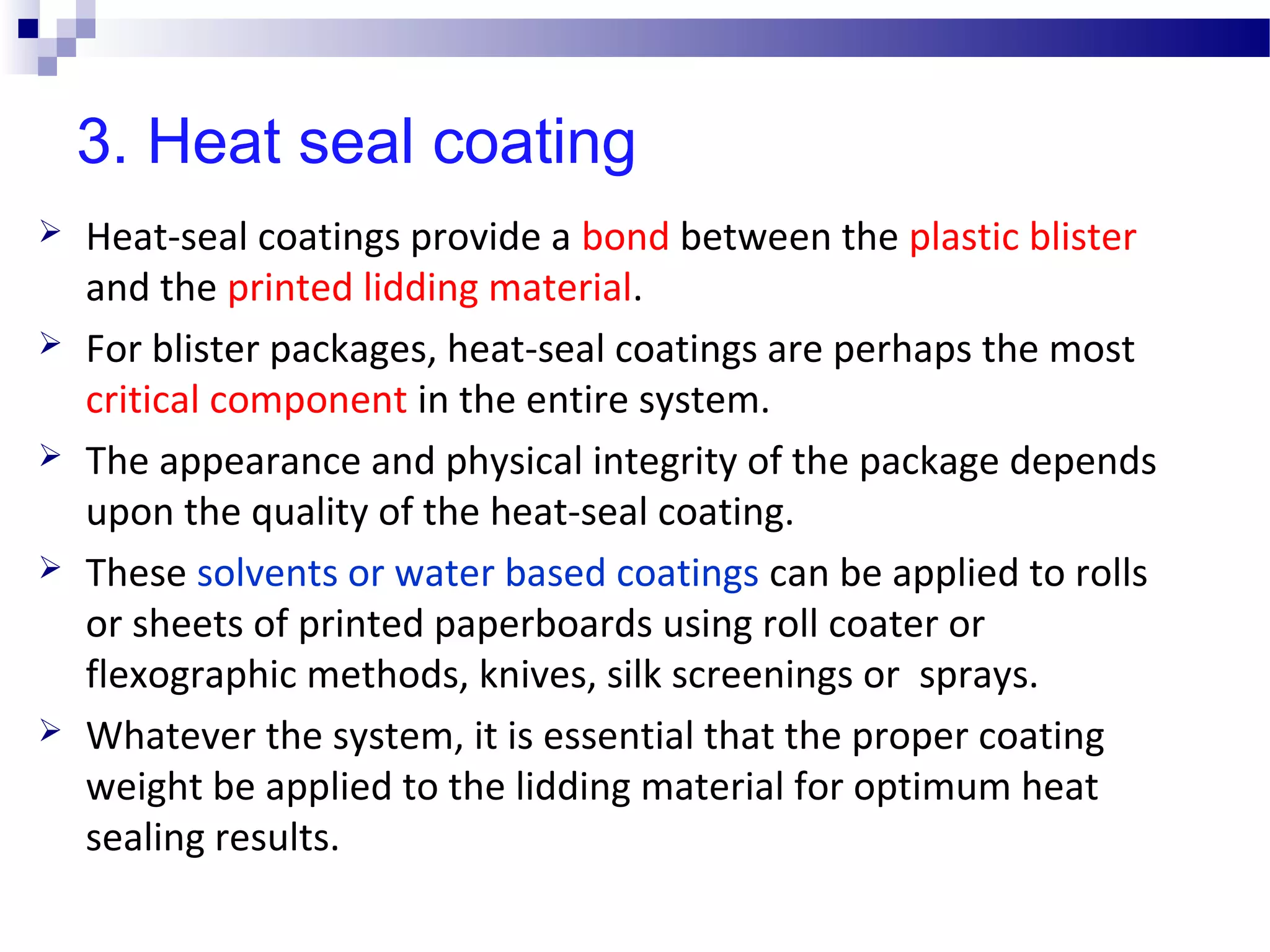 Blister & strip packaging | PPT