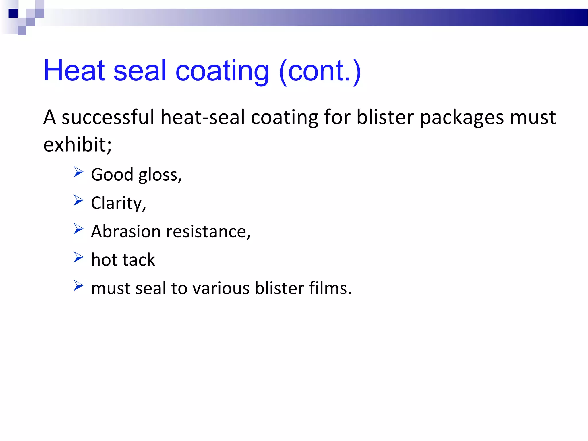 Blister & strip packaging | PPT