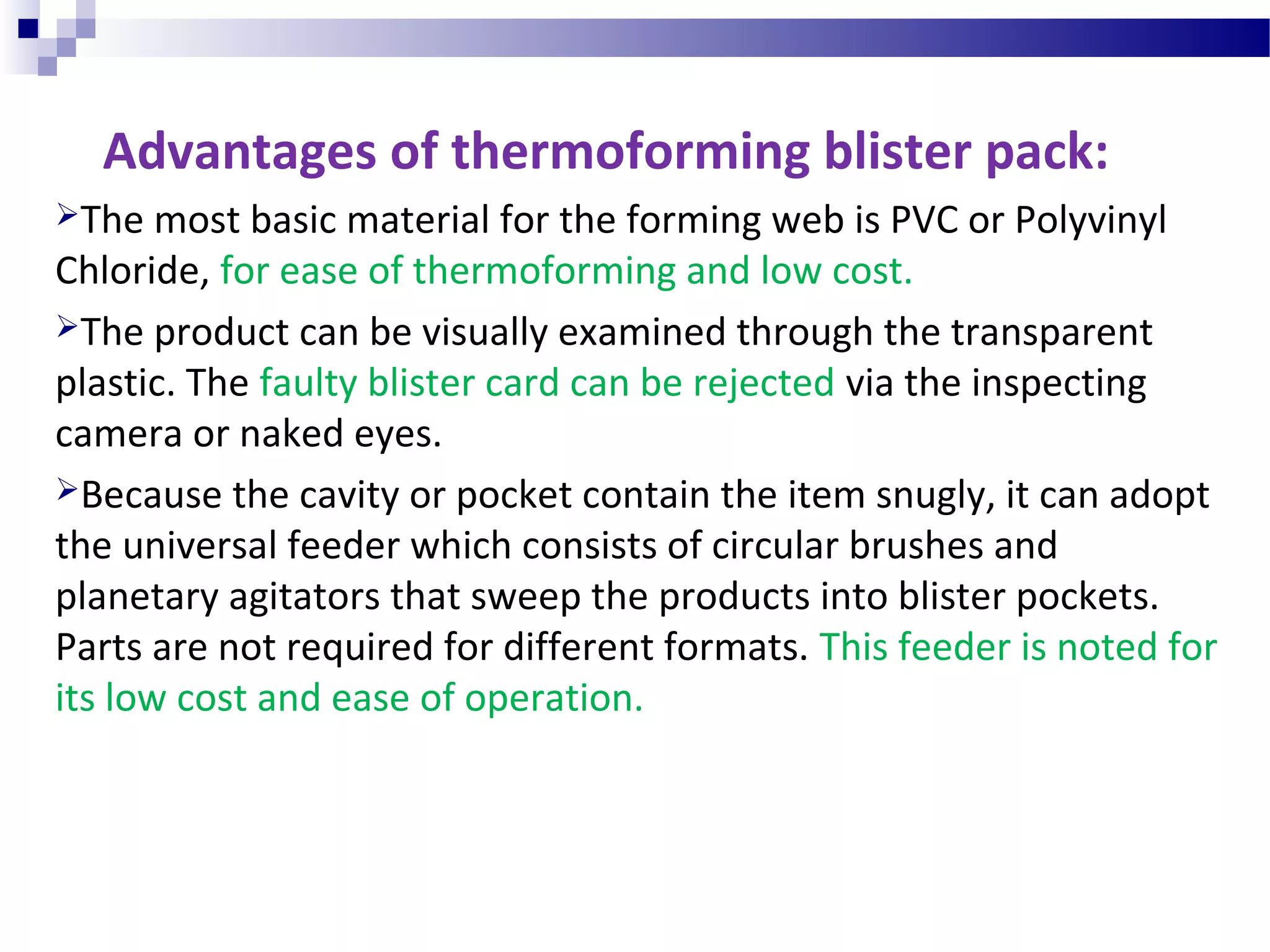 Blister & strip packaging | PPT