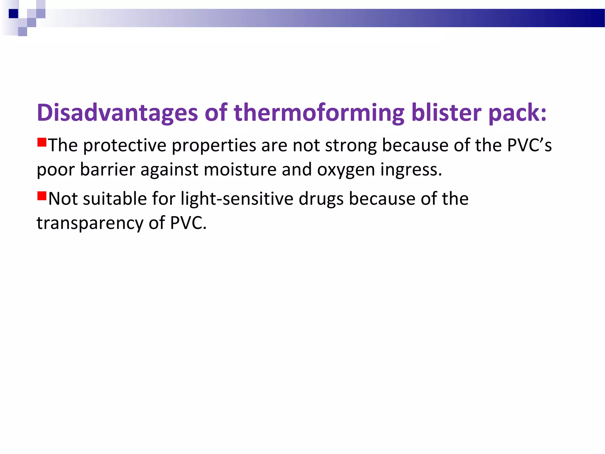 Blister & strip packaging | PPT