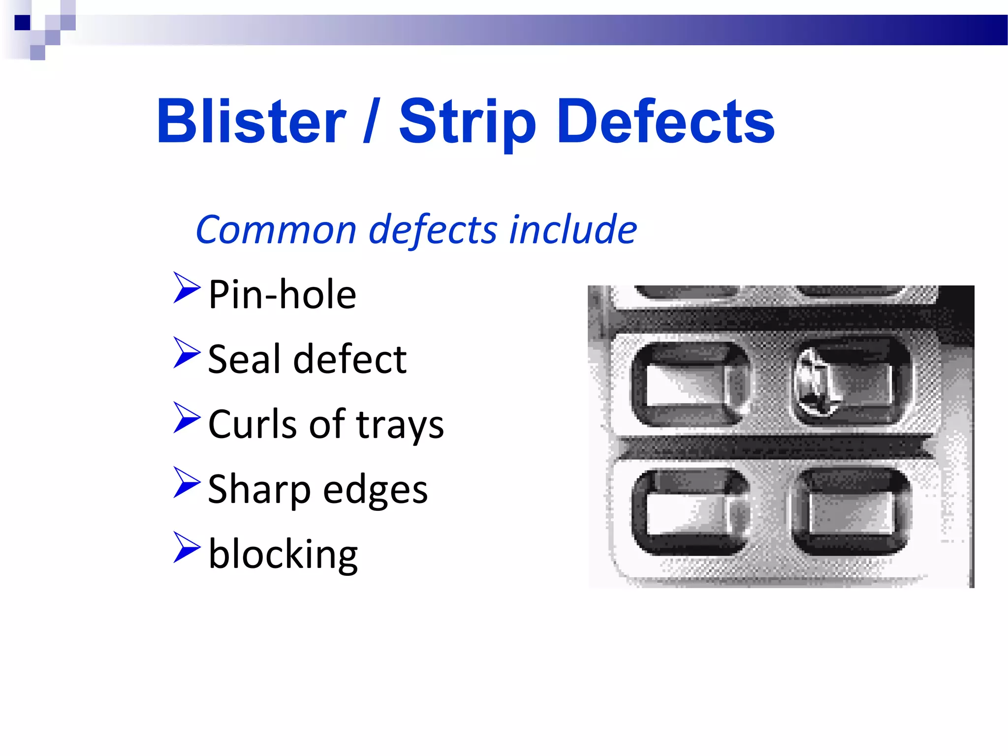 Blister & strip packaging | PPT