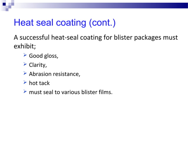 Blister & strip packaging | PPT