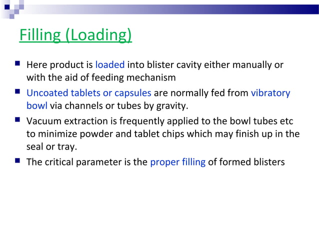 Blister & strip packaging | PPT