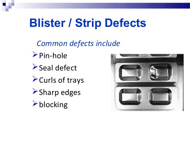 Blister & strip packaging