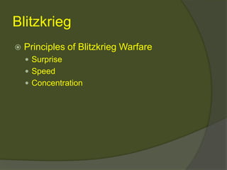 Blitzkrieg Tactic