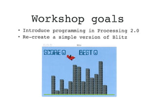 Blitz Resurrection: Re-creating a classic 80s video game in Processing ...