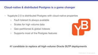 How-To: Zero Downtime Migrations from Oracle to a Cloud-Native ...