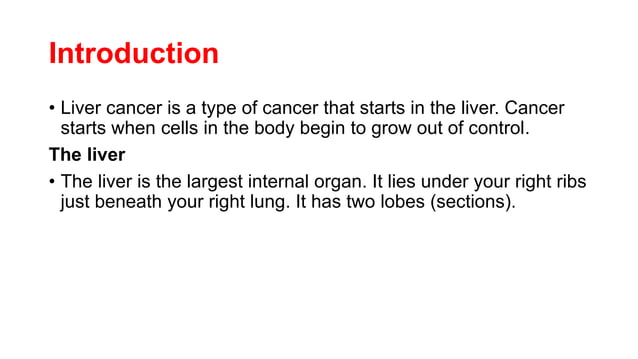 Liver cancer | PPT