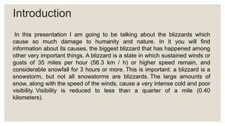 Blizzard in english classsssssssssnnnnnnn | PPTX