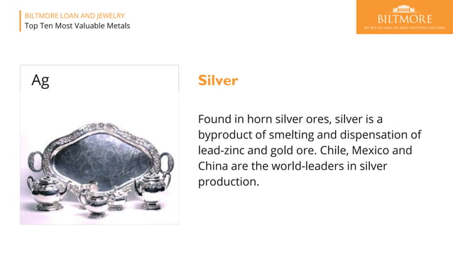 Top Ten Most Valuable Metals | PPT