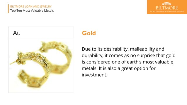 Top Ten Most Valuable Metals | PPT