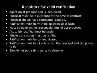 Bl law of agency | PPT